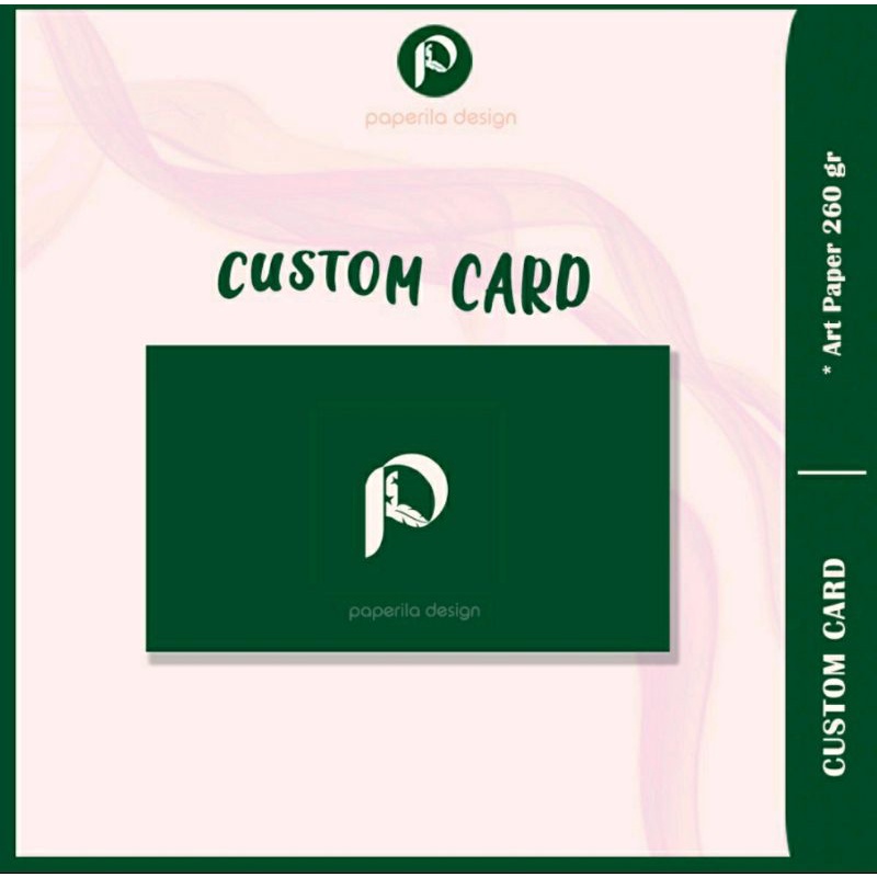 Jual Custom Card 6x6 cm 2 sisi | Shopee Indonesia