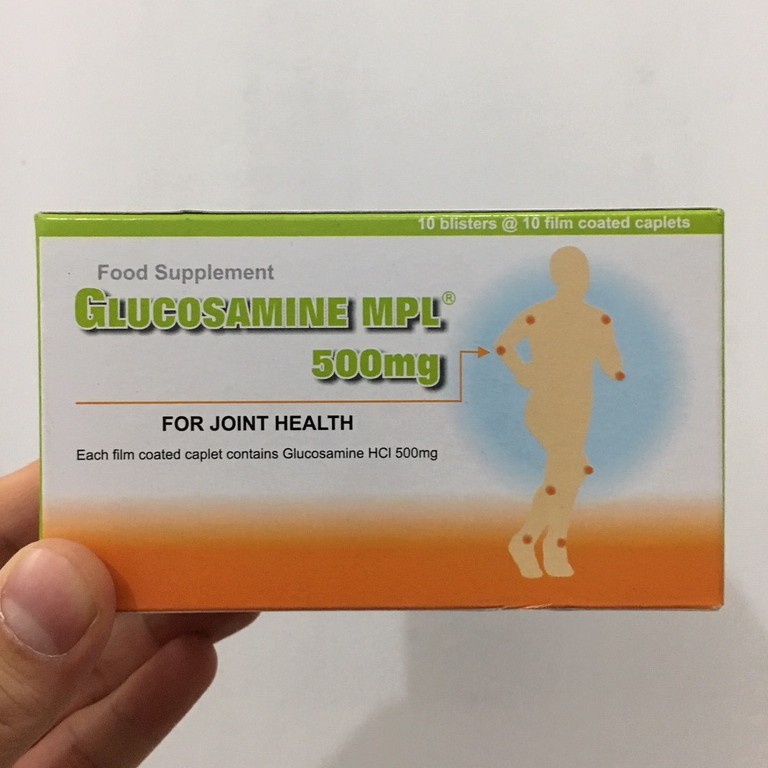 Jual Glucosamine MPL 500 mg 1 STRIP 10 TABLET VITAMIN SENDI LUTUT ...