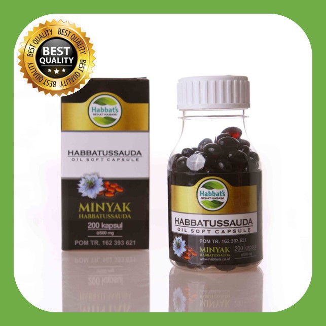 Jual Habbatussauda oil softcapsule Kolesterol Asam Urat Diabetes Maag ...