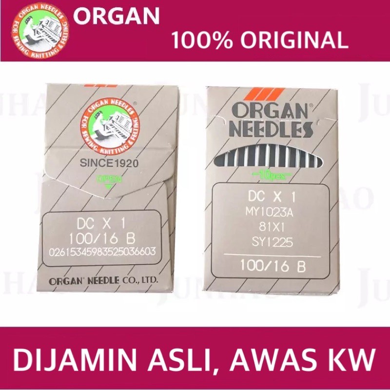Jual Jarum Mesin Obras Organ DCx1 / DCx27 Original Japan | Shopee Indonesia