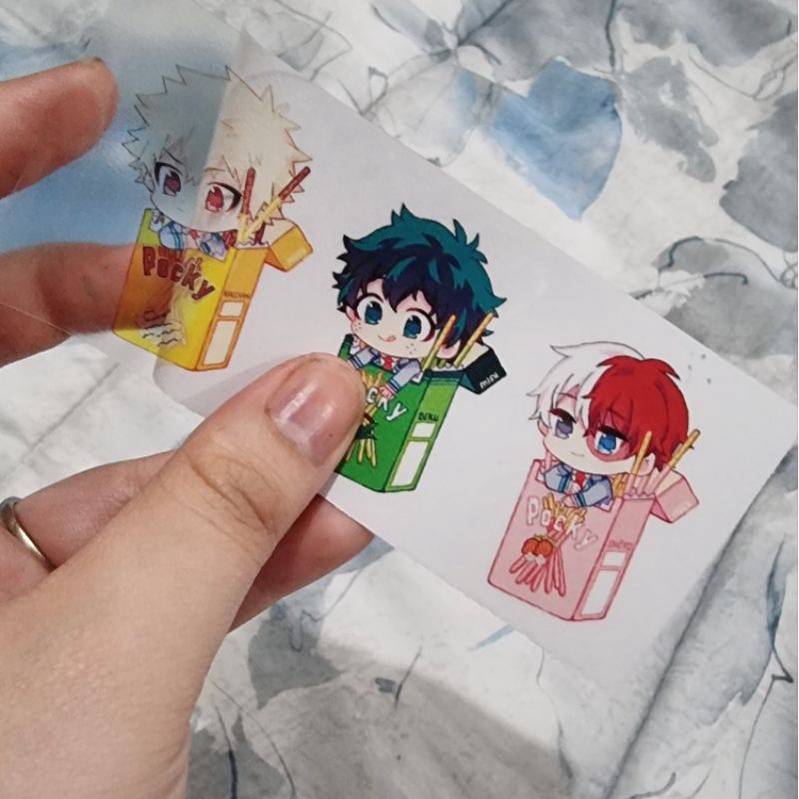 Jual my hero academia stiker transparan Waterproof Anti Air boku no ...