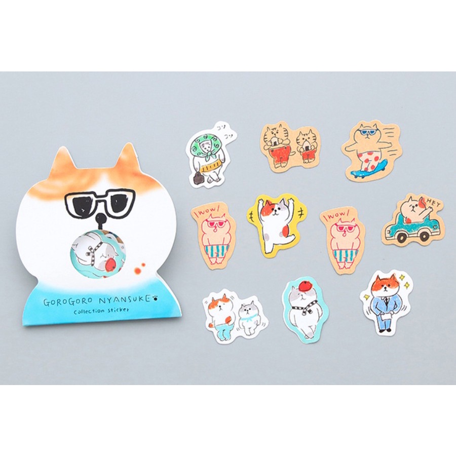 Jual stiker kucing/stiker lucu/ stiker unik/ stiker murah/ stiker buku ...