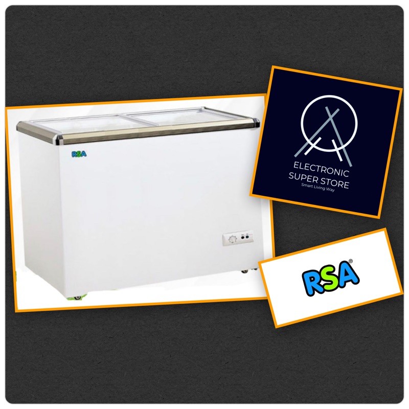 Jual CHEST FREEZER SLIDING KACA 200L RSA XS-200 FAST FREEZING SUPER LOW ...
