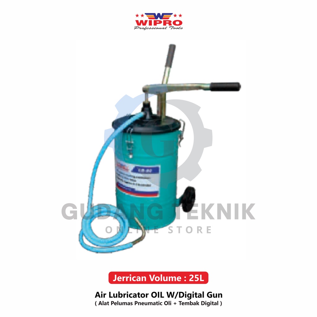 Jual Pompa Manual Air Lubricator Grease 25 L WIPRO LB-80 / Alat Pelumas ...