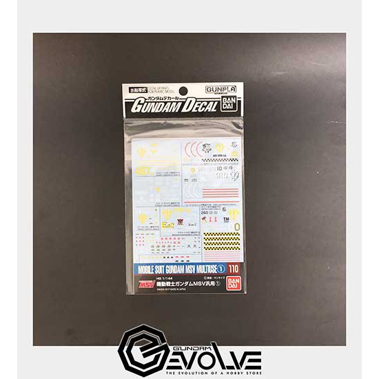 Jual Gundam Decal GD110 Gundam MSV General Purpose 1 | Shopee Indonesia
