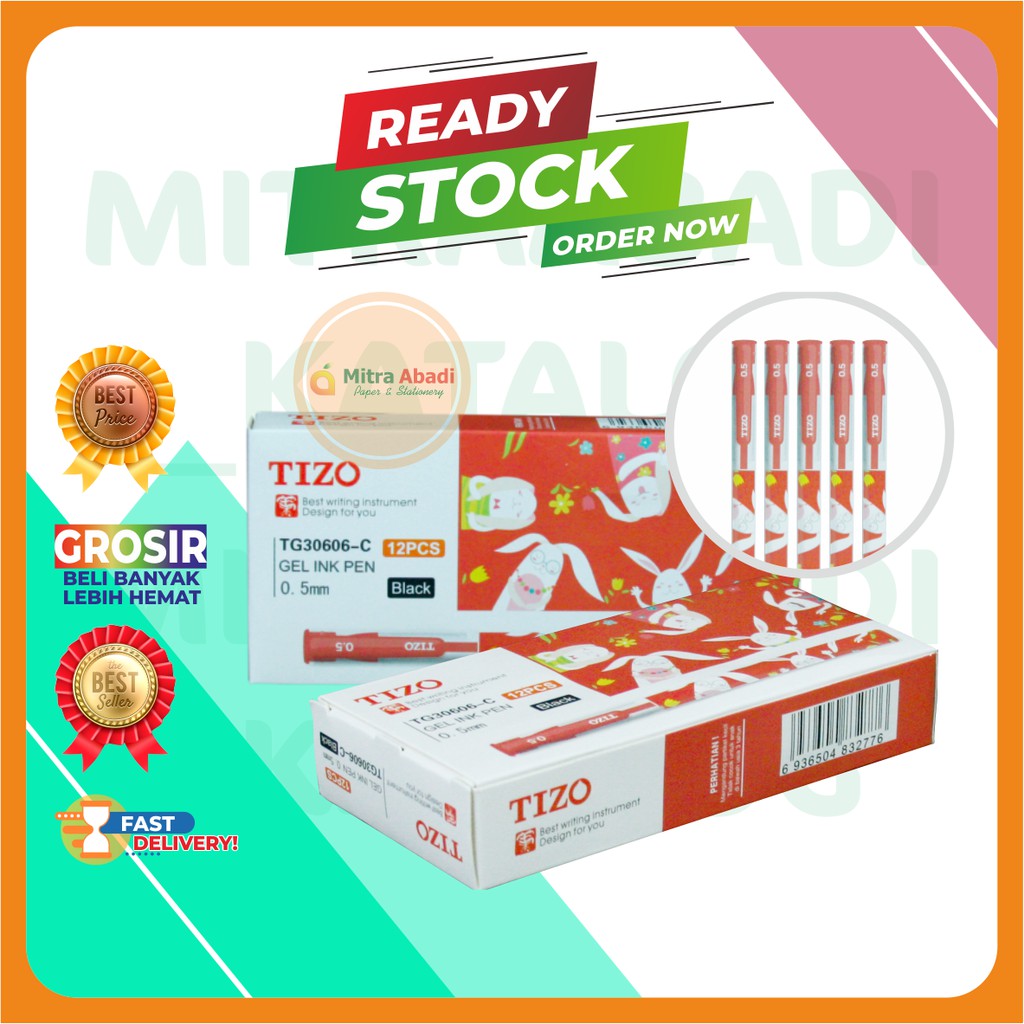 Jual PULPEN TIZO GEL GELPEN MOTIF PULPEN JEL JELLY PEN TIZO BOLPEN ...