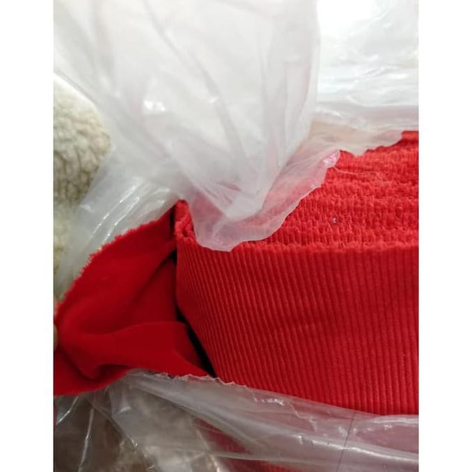 Jual Kain Beludru Palkon Korea _ Kain Beludru Korea - Merah | Shopee ...