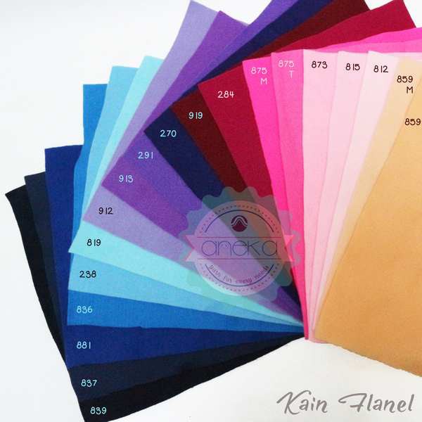 Jual Kain Felt Akrilik / Laken / Flanel Daiwin Taiwan Fabric - Biru ...