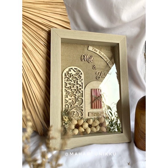 Jual Mahar Pernikahan Rustic Mahar Nikah Cutting plywood | Shopee Indonesia