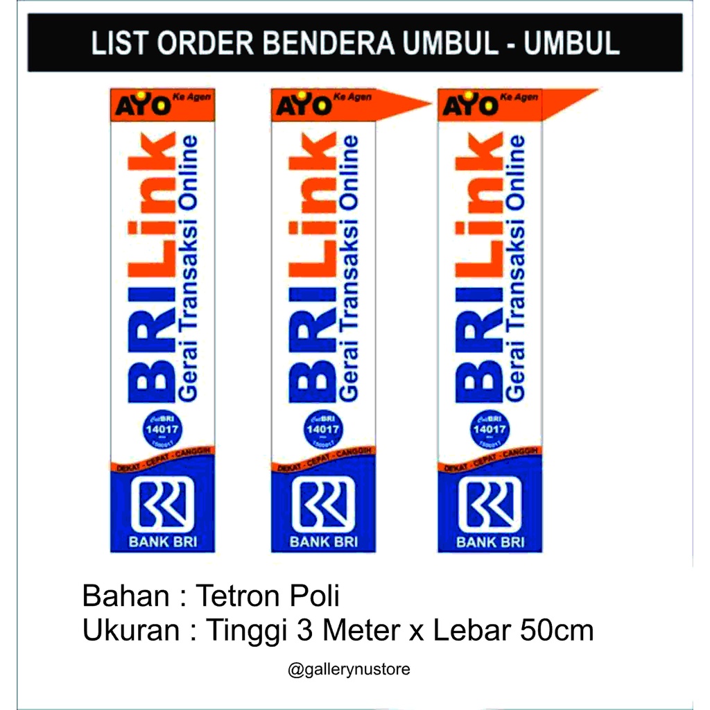 Jual Bendera / Umbul umbul Agen Brilink - Agen Brilink Murah Cepat ...