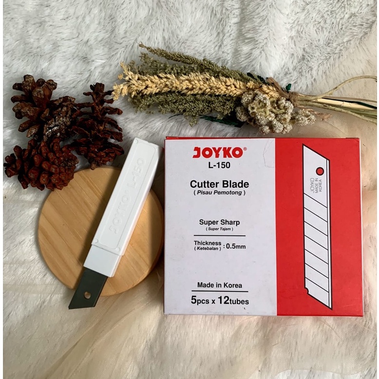 Jual Isi Cutter Joyko L-150 1 Pack Besar Isi 12 Tube / Refil Pisau ...