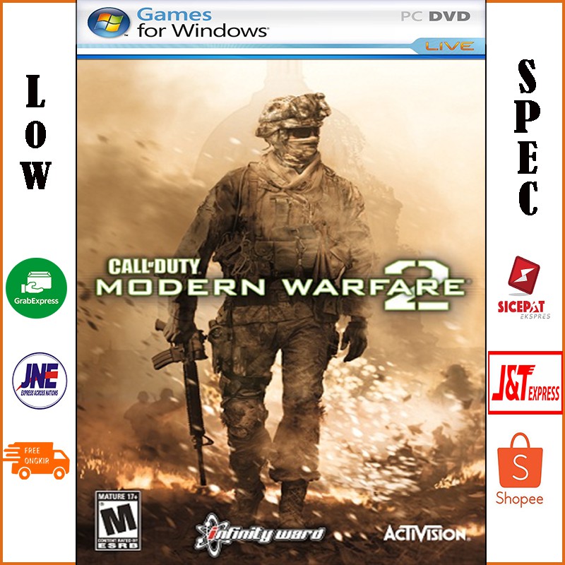 Jual CALL OF DUTY MODERN WARFARE 2 PC / COD MW 2 DVD GAME GAMING LAPTOP ...