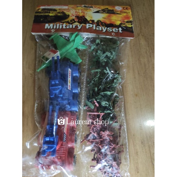 Jual mainan military playset tentara plastik tank classic | Shopee Indonesia
