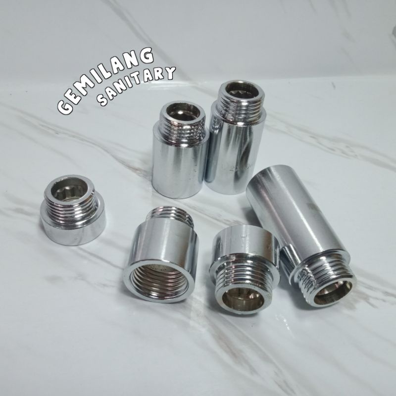 Jual Shock Drat Luar Dalam 1/2 Inch Sambungan Pipa Drat Luar Dalam | Shopee Indonesia