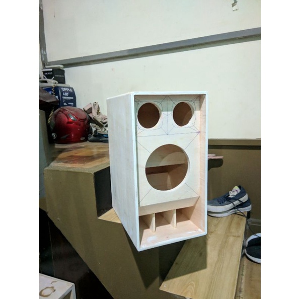 Jual Box speaker 6 inch miniscoope + 3 inch x2 | Shopee Indonesia