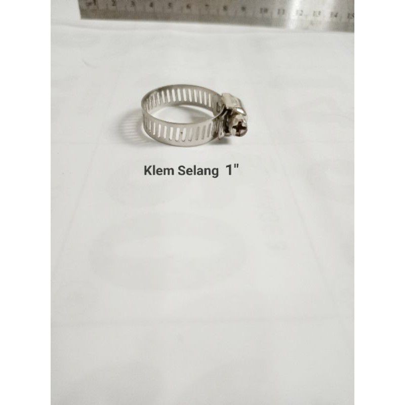Jual Klem / Klam Selang 1" Klem Stainless | Shopee Indonesia