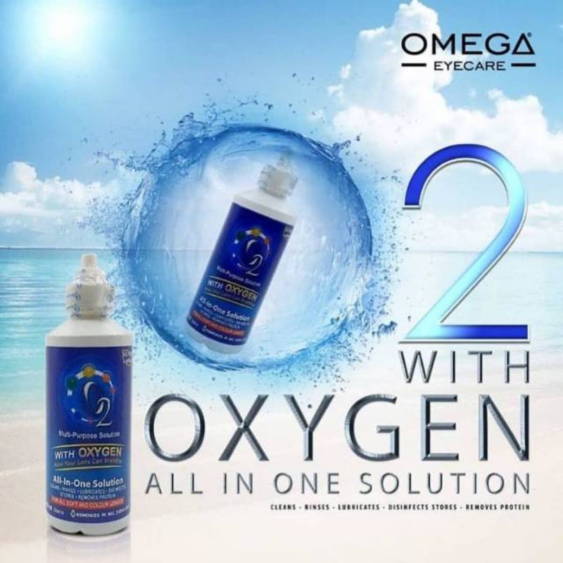 Jual [ COD ] cairan softlens o2 160ml cairan softlens oxygen air ...