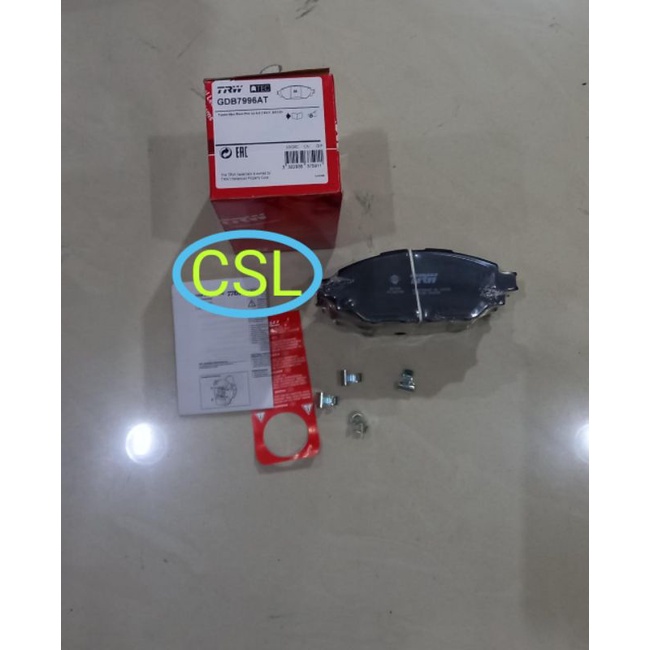 Jual BRAKE PAD INNOVA REBORN KAMPAS REM DEPAN TRW GBD7996AT | Shopee ...
