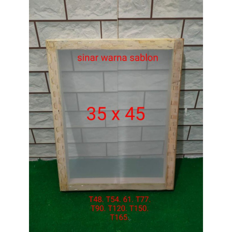 Jual Frame screen sablon 35 x 45 kain lengkap | Shopee Indonesia