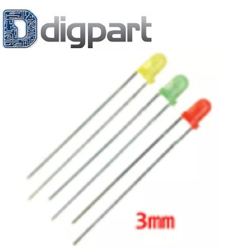 Jual Led 3Mm 3 Mm Komponen Lampu Biasa - Merah | Shopee Indonesia