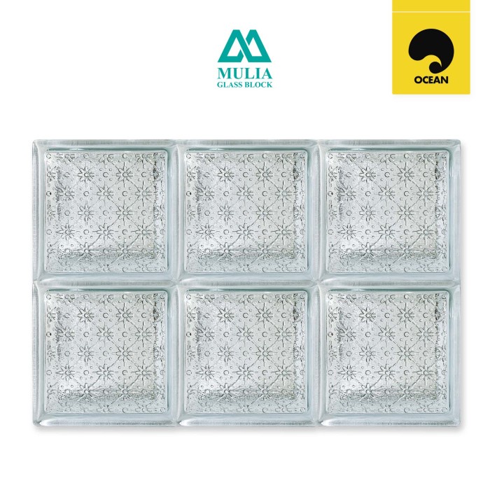 Jual GLASS BLOCK DINDING MULIA / GLASS BLOK KACA RUMAH 1 DUS (6 BUAH ...