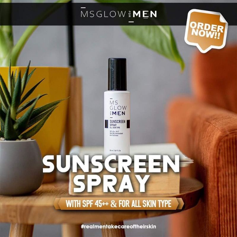 Jual SUNSCREEN MEN MS GLOW ORIGINAL | Shopee Indonesia