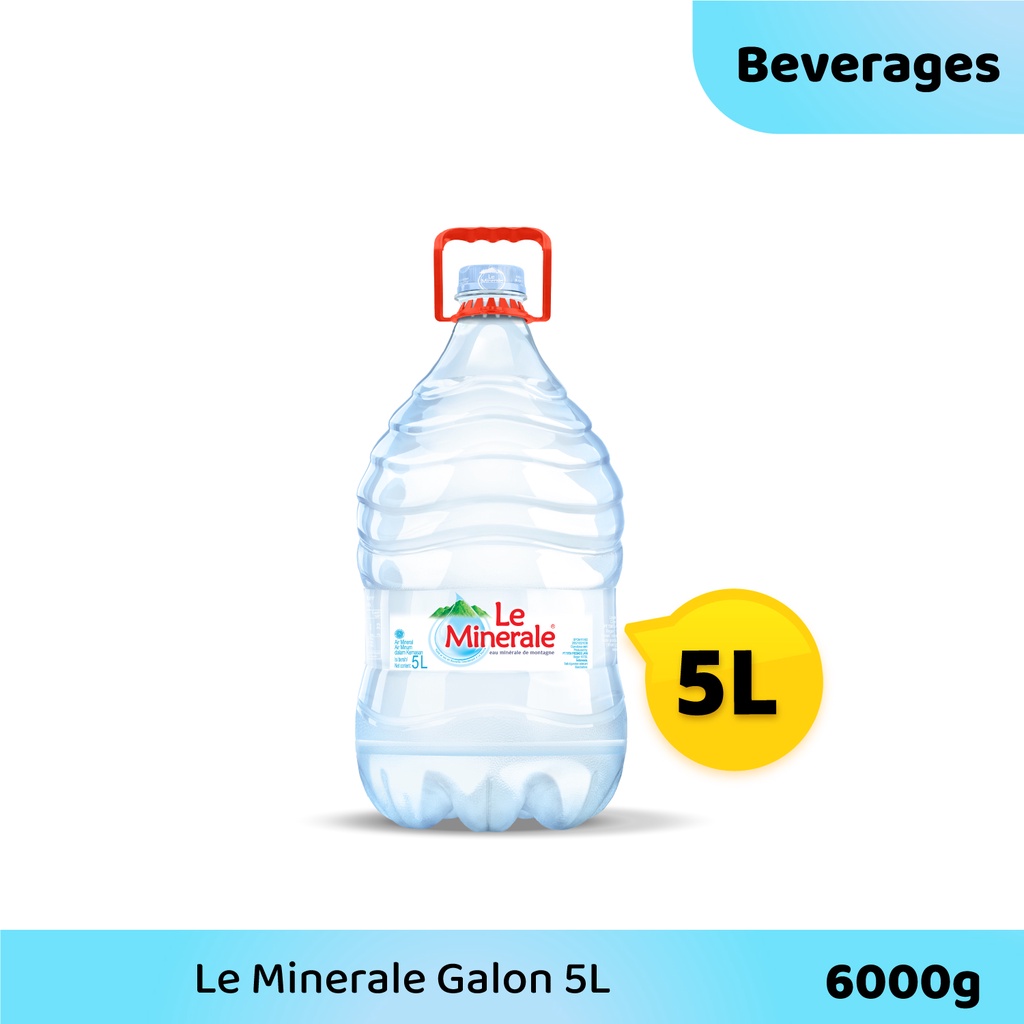 Jual Le Minerale Galon 5 Liter | Shopee Indonesia