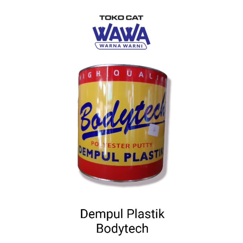 Jual dempul plastik dynatop / bodytech polyester putty 4kg dempul body ...