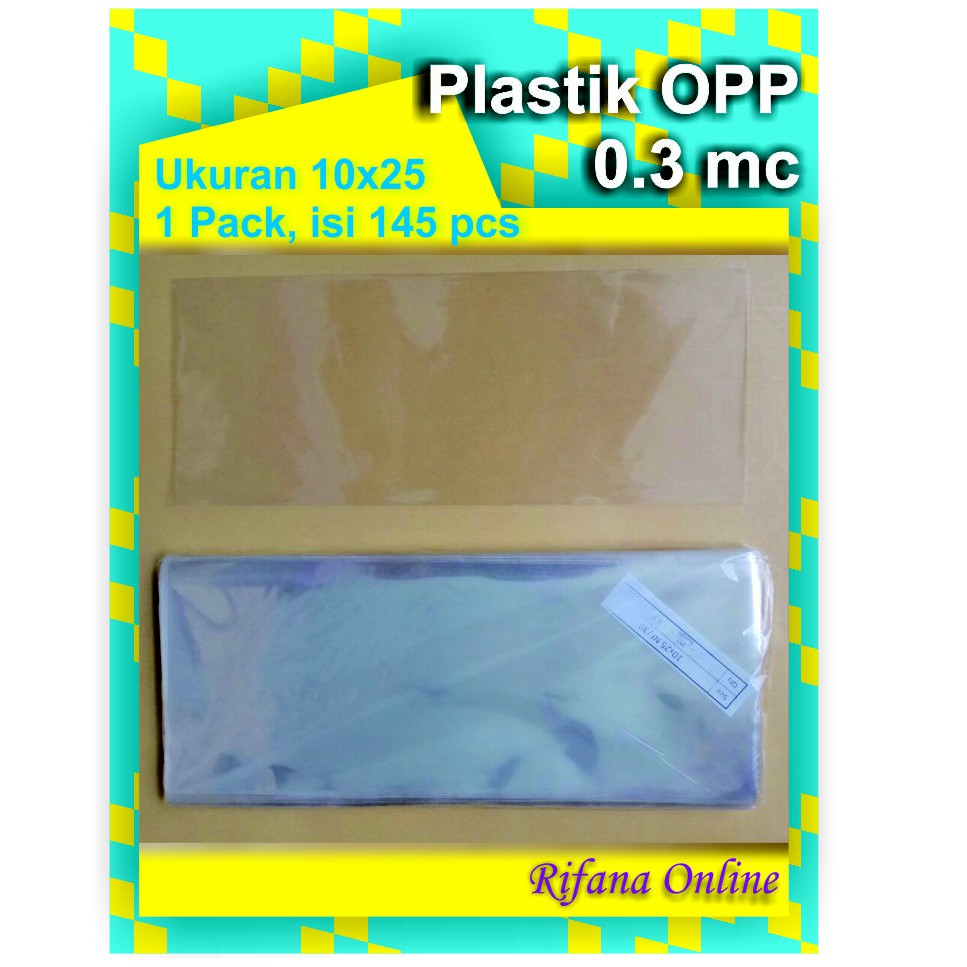 Jual Plastik OPP Ukuran 10 x 25 cm | Shopee Indonesia