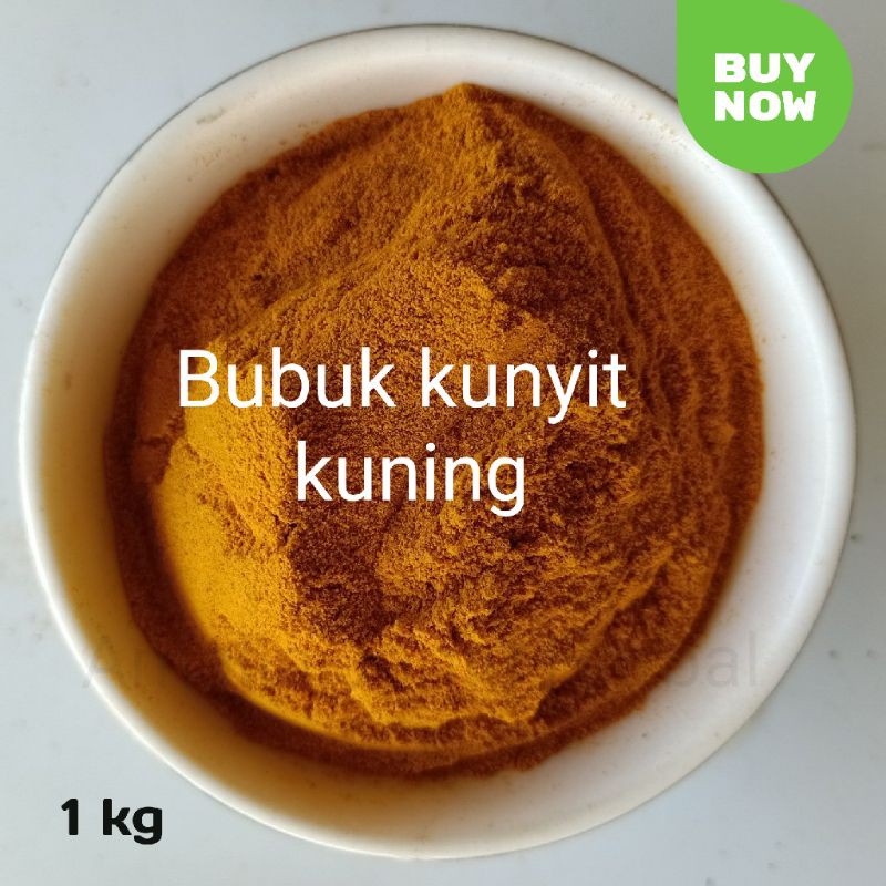 Jual Bubuk kunyit kunir kuning 1kg /herbs turmeric yellow 1kg | Shopee ...