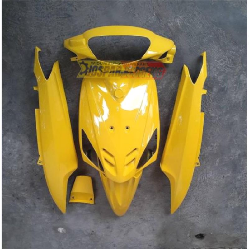 Jual FULLSET COVER BODY HALUS MIO SPORTY KUNING BODYSET MIO SPORTY MIO ...