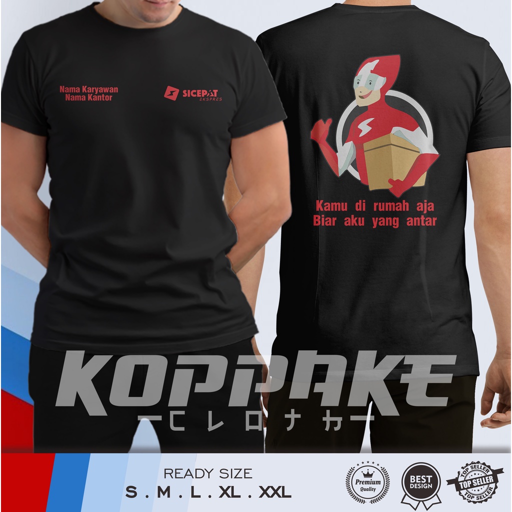 Jual Kaos Maskot Sicepat Express Request Nama Karyawan & Kantor Baju ...