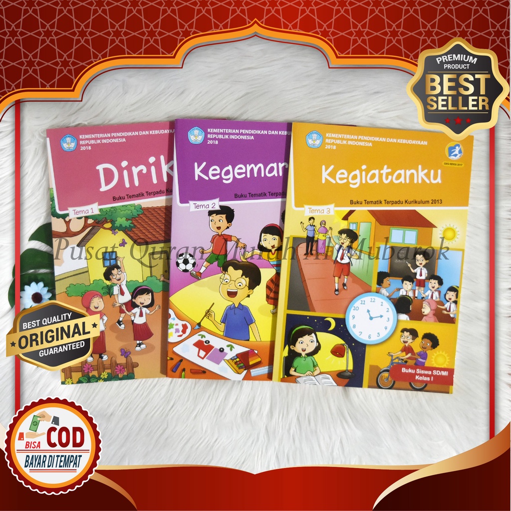 Jual ORIGINAL LANGSUNG DARI PENERBIT! Buku Pelajaran Tematik Kelas 1 SD ...