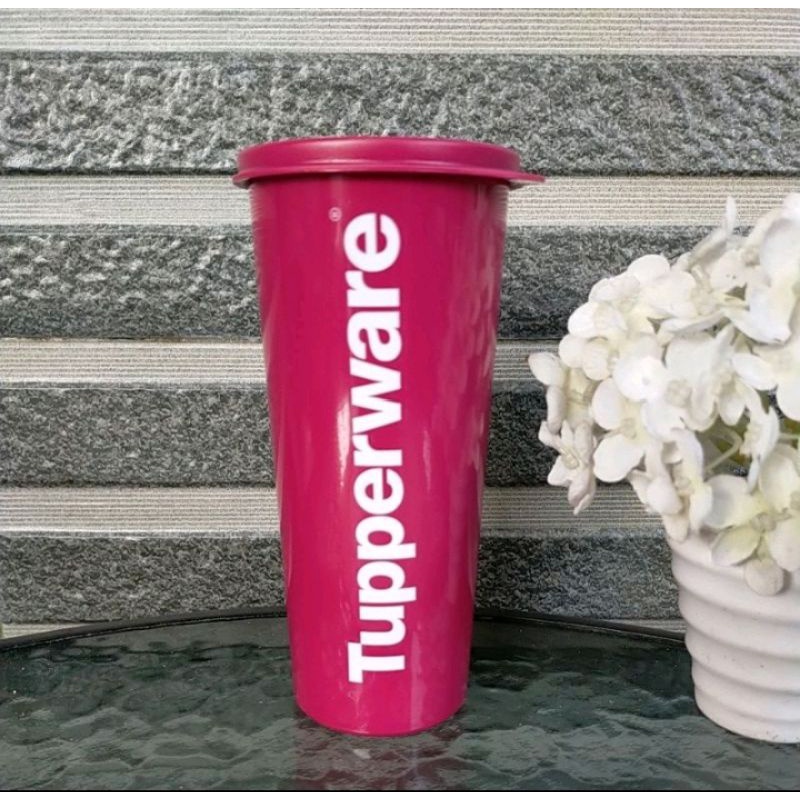 Jual Giant Tumbler/Giant tumbler Tupperware/Tumbler 470ml/tumbler pink ...