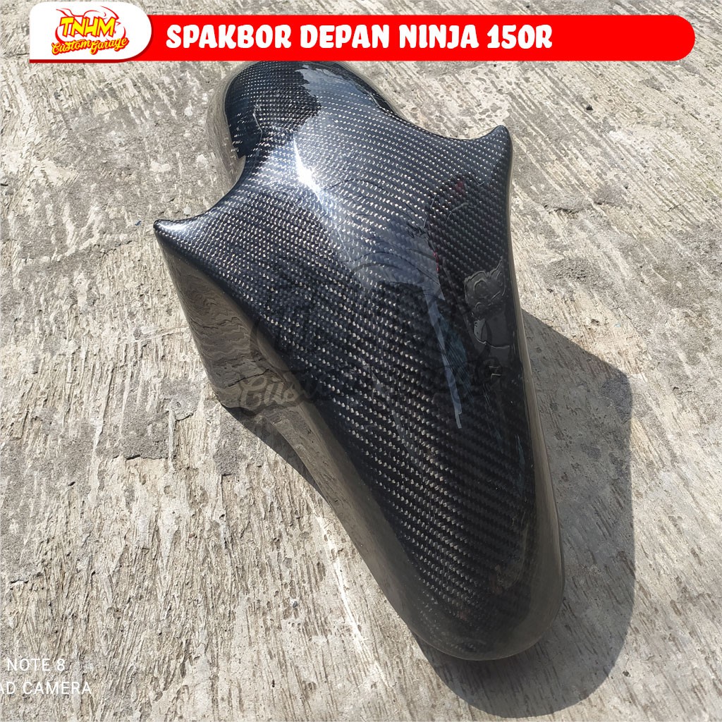 Jual Spakbor Depan Carbon Kevlar Ninja 150 R/SS/M by TNHM Front Fender ...