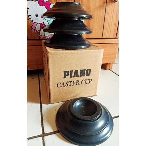 Jual PIANO CASTER CUPS "NEW" / TATAKAN RODA PIANO isi 4 pcs / Custer ...