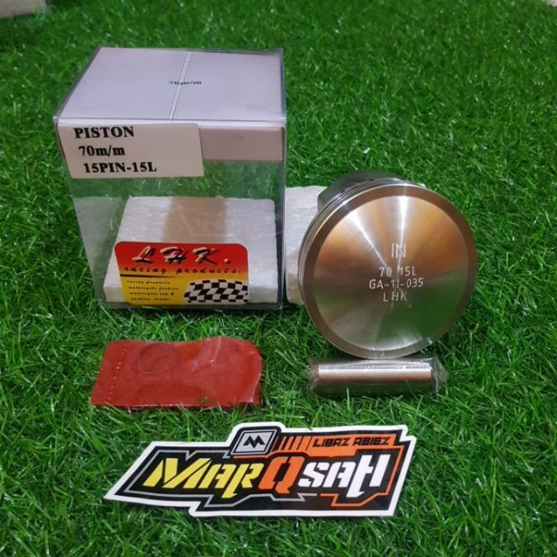 Jual Piston LHK 70 pen 15 set ring piston marqsah racing Piston LHK ...