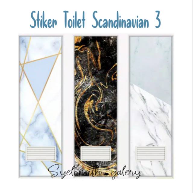 Jual STIKER PINTU TOILET KAMAR MANDI/ STICKER PINTU KAMAR MANDI MOTIF ...