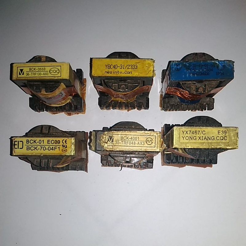 Jual 2 BUAH TRAPO CABUTAN GAP / NON GAP TRAFO FERIT FERRITE SWITCHING REGULATOR COPOTAN SECOND ...