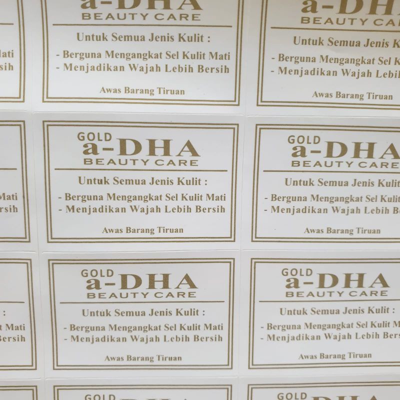Jual stiker sabun adha gold isi 36 pcs | Shopee Indonesia