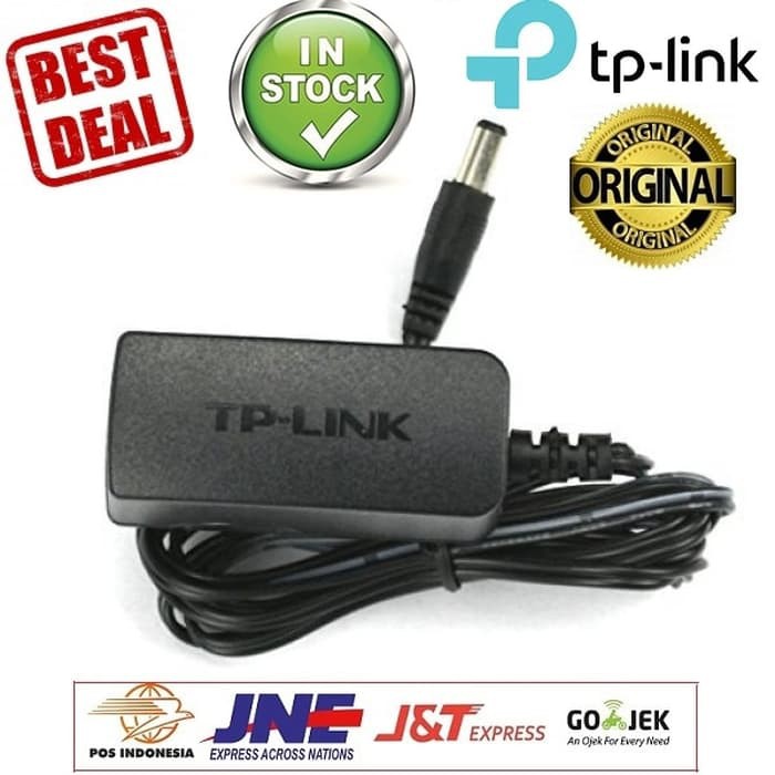 Jual ( COD) Adaptor TP-LINK 9V 0.6A & 0.85A ORIGINAL Untuk Router Dan ...