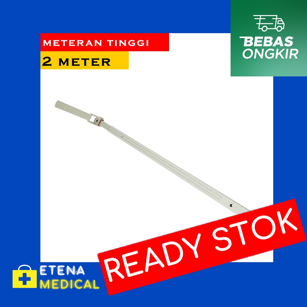 Jual Stature Meter SZ-200 Meteran Tinggi 200 cm 2m | Shopee Indonesia