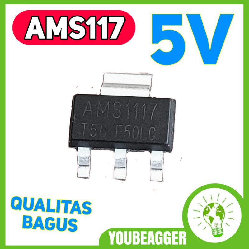 Jual ams1117 5v voltage regulator | Shopee Indonesia