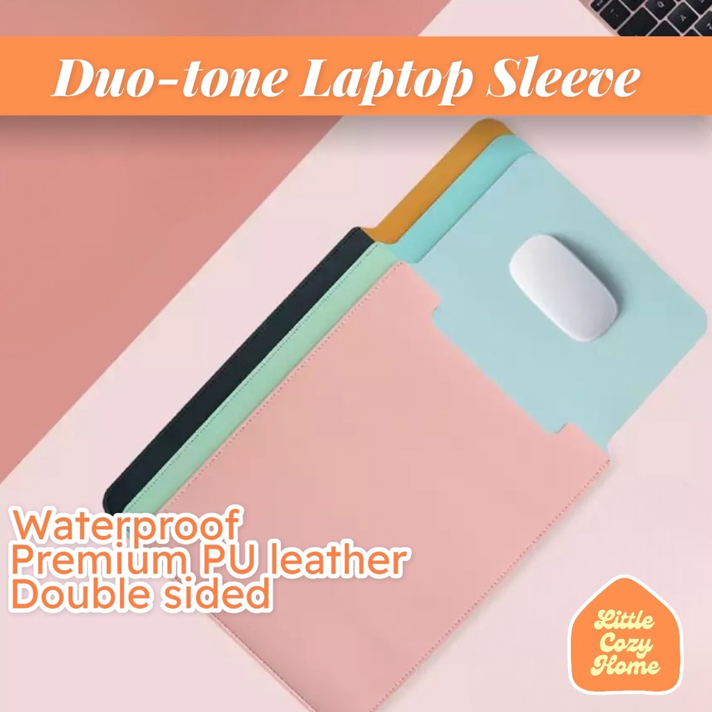 Jual Duo Tone Laptop 13 14 15 Inch Sleeve / Sarung Pouch Cover Komputer ...