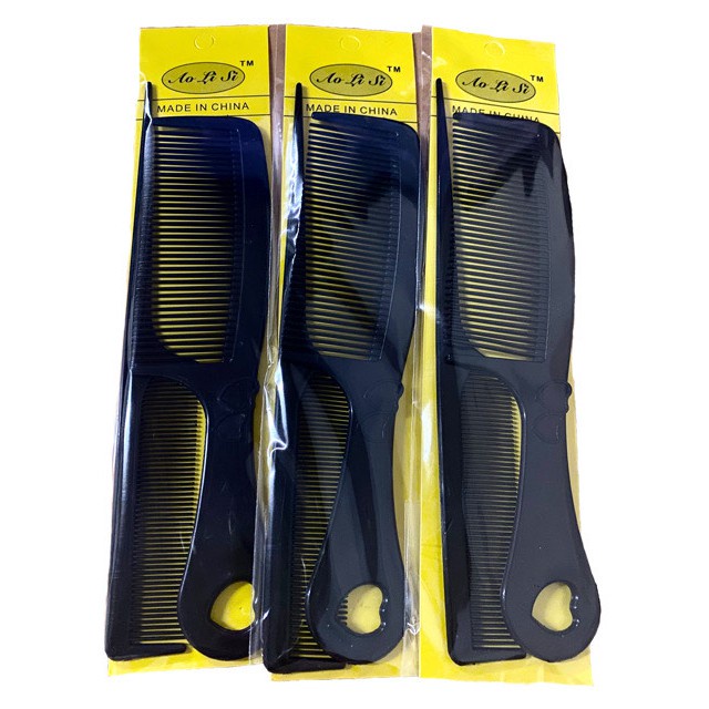 Jual Sisir Rambut Hitam Set 2pcs Sisir Stylist Hitam Polos | Shopee ...