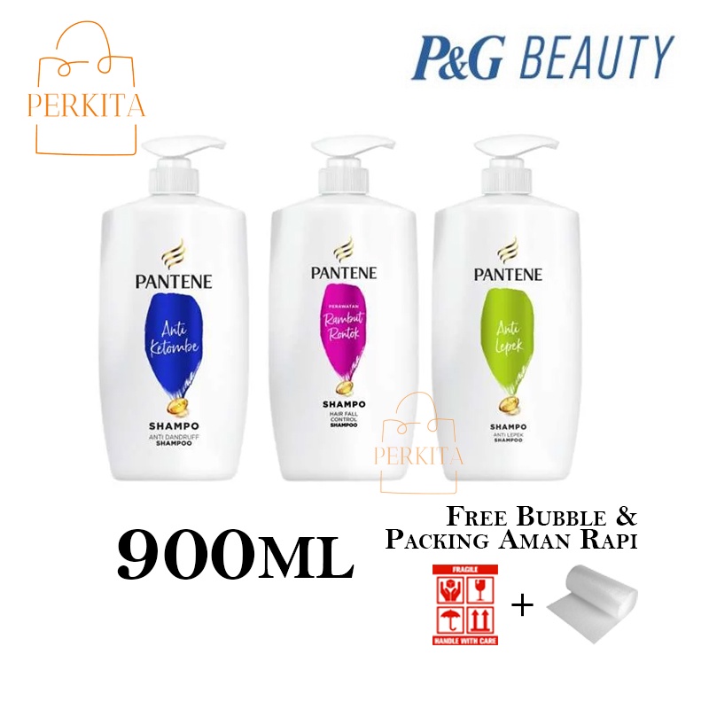 Jual Pantene Shampoo Perawatan Rambut Rontok 900ml-1200ml/Anti Ketombe ...