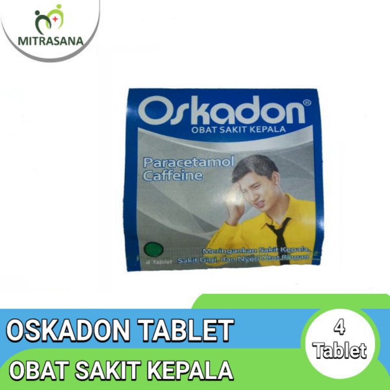 Jual OSKADON TABLET - UNTUK MEREDAKAN NYERI GIGI, NYERI KEPALA ISI 4 ...