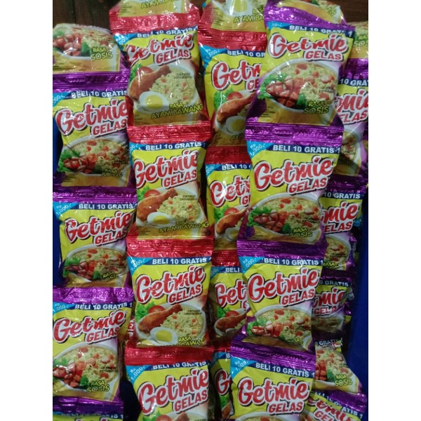 Jual Getmie Gelas 28g beli 10 gratis 1, 1 renceng isi 10 x 28gr ...