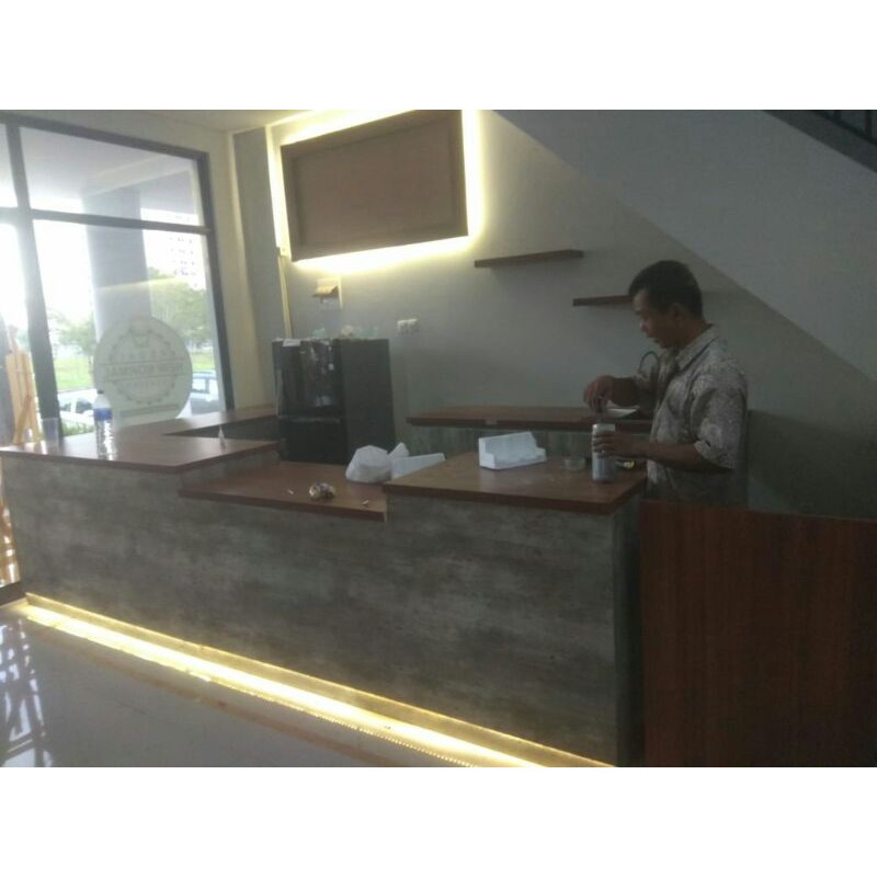 Jual Meja Counter 01 / Meja Barista / Meja Bar Cafe / Meja Cafe ...