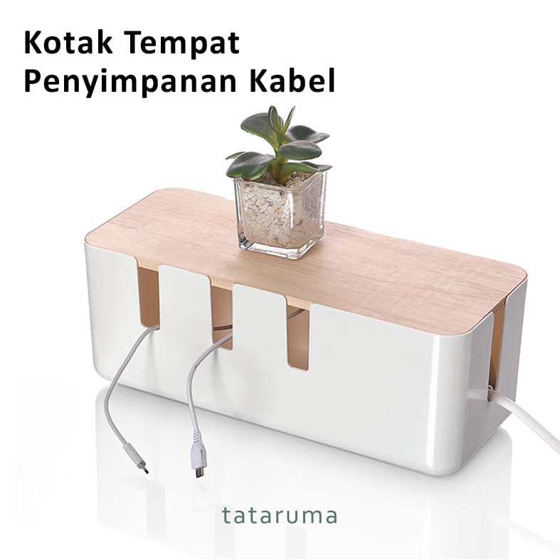 Jual TATARUMA Kibo - Kotak Tempat Penyimpanan Kabel Box Organizer Jalur ...